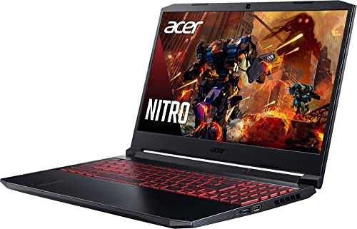 Acer Nitro 5 15.6" FHD IPS 144Hz Display Gaming Laptop | Intel Core i5-11400H | NVIDIA GeForce GTX 1650 | 8GB RAM | 256GB SSD | RGB Backlit Keyboard | Windows 11 | with HDMI Cable Bundle