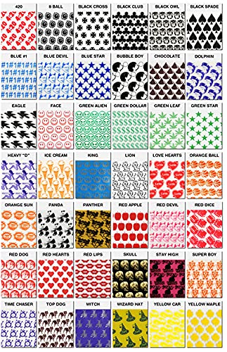 Apple Brand Bags 1515 Original Apple Brand Zip Top Baggies Mix 26 Designs 104 bags 1.5 x 1.5, Clear