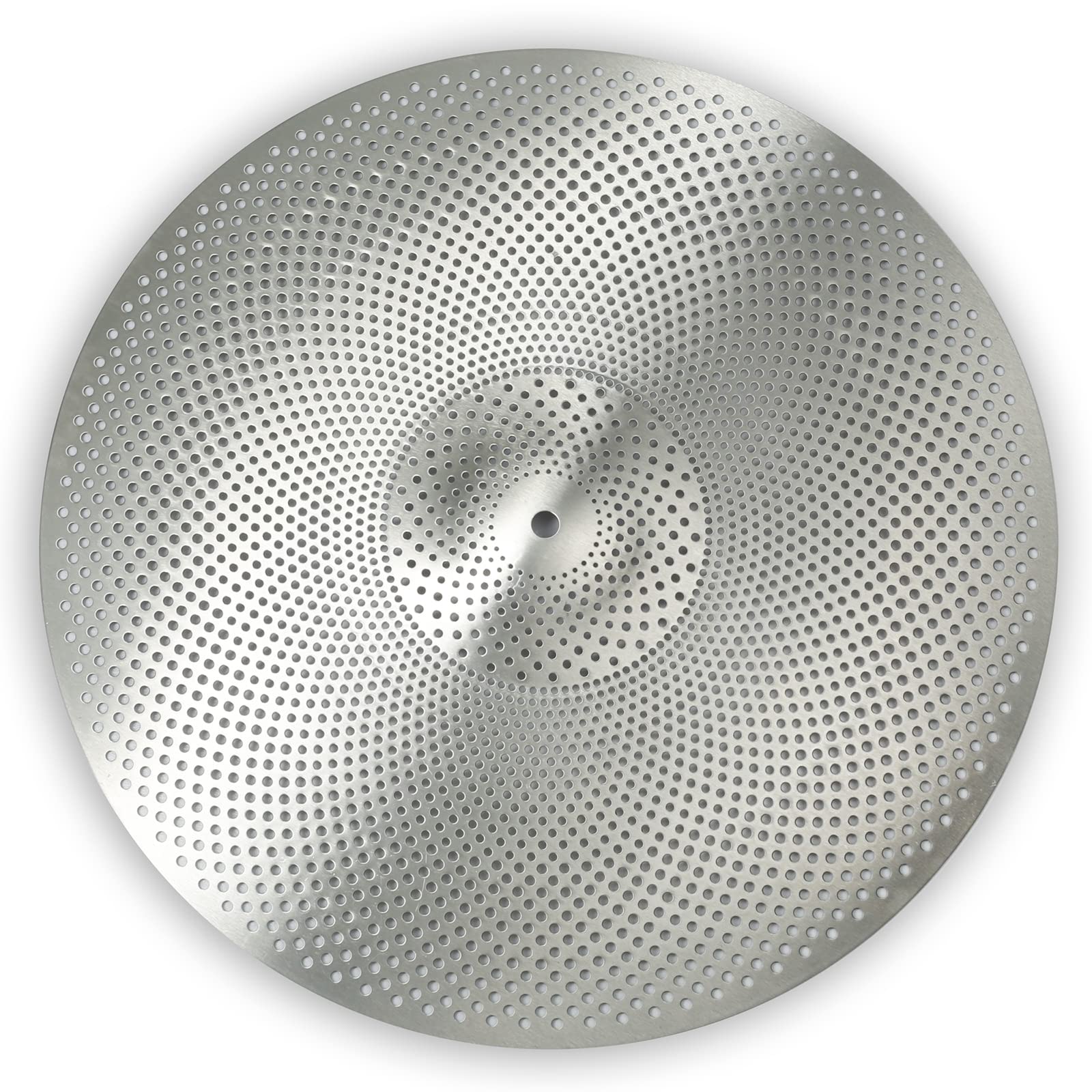 Low Volume Ride Cymbal, 20 inches Practice Ride Cymbal, Quiet Ride Cymbal (20'', Silver)