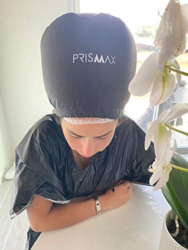 Prismax Bonnet Hood Hair Dryer Attachment - Soft Portable Hood for All Handheld Blow Dryers