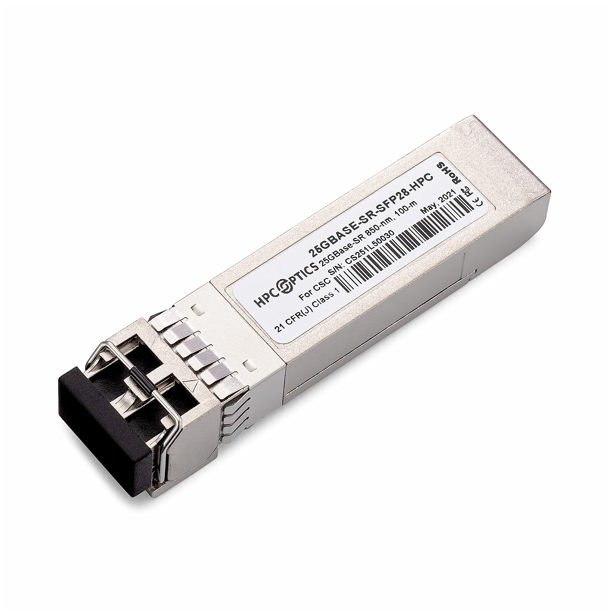 HPC Optics Compatible with Intel E25GSFP28SR 25GBASE-SR SFP28 Transceiver | 25G SR 100m OM4 MMF 850nm E25GSFP28SR-HPC