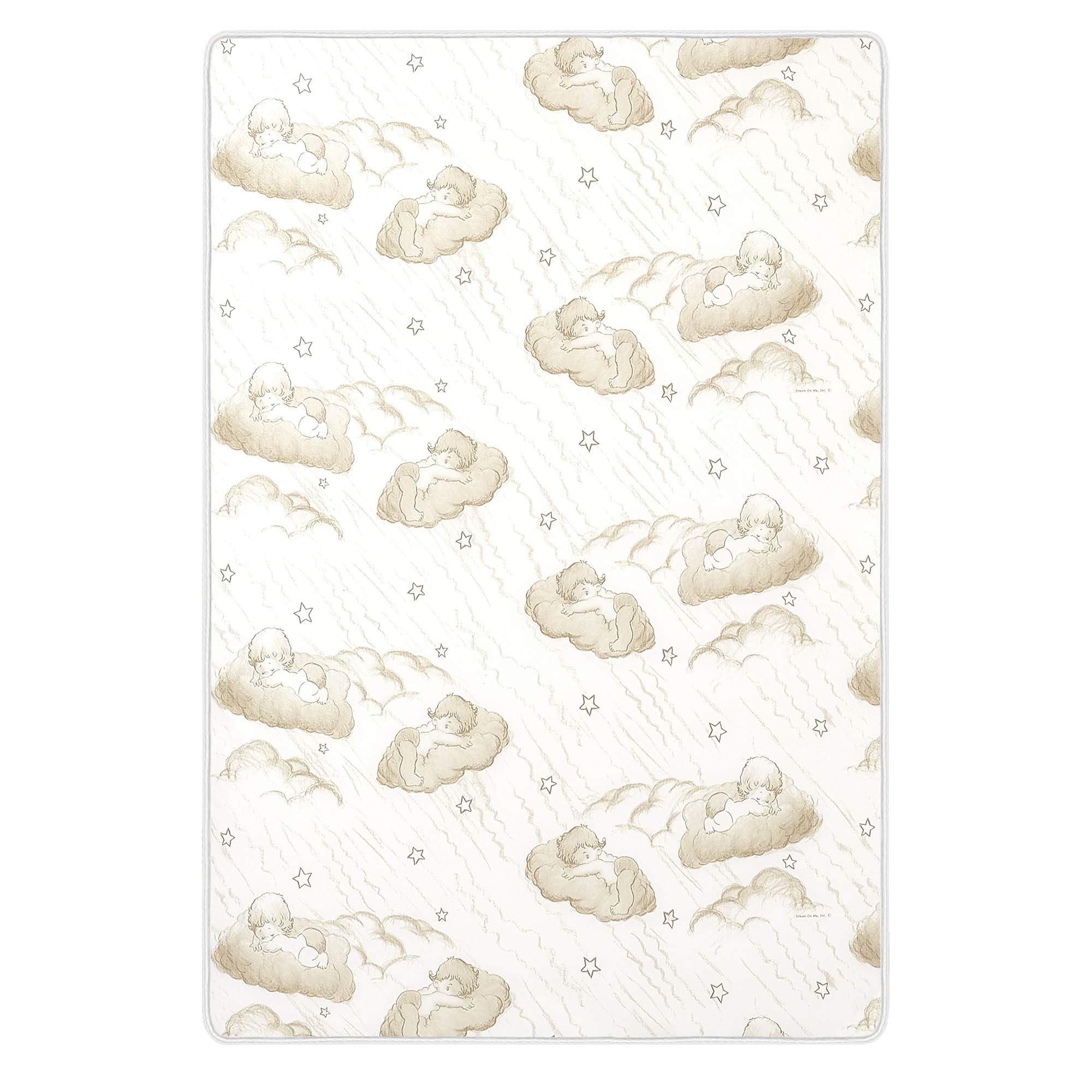 Dream On Me 3 inch Spring Coil Portable Crib Mattress | Greenguard Gold Certified