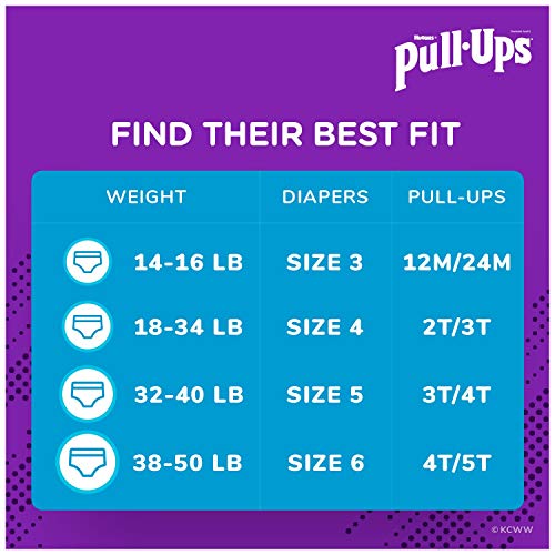 Huggies Pull-Ups, Boys Training Pants, 4T-5T, 40 Ct