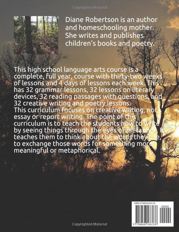 Complete High School Language Arts Curriculum Creative Writing Course