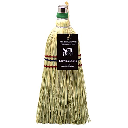 Authentic Hand Made All Broomcorn Broom (12-Inch/Whisk)