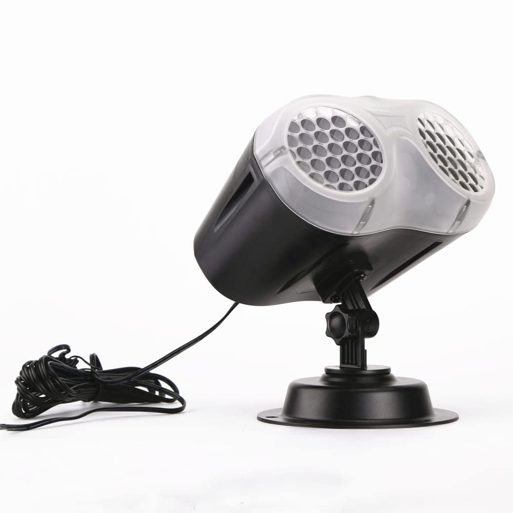 C/G Christmas Snowflake Projector Lights Highlight Version LED Snowfall Show Projector Waterproof Landscape Christmas Decorations Lighting for Xmas Home Party Wedding Garden Patio