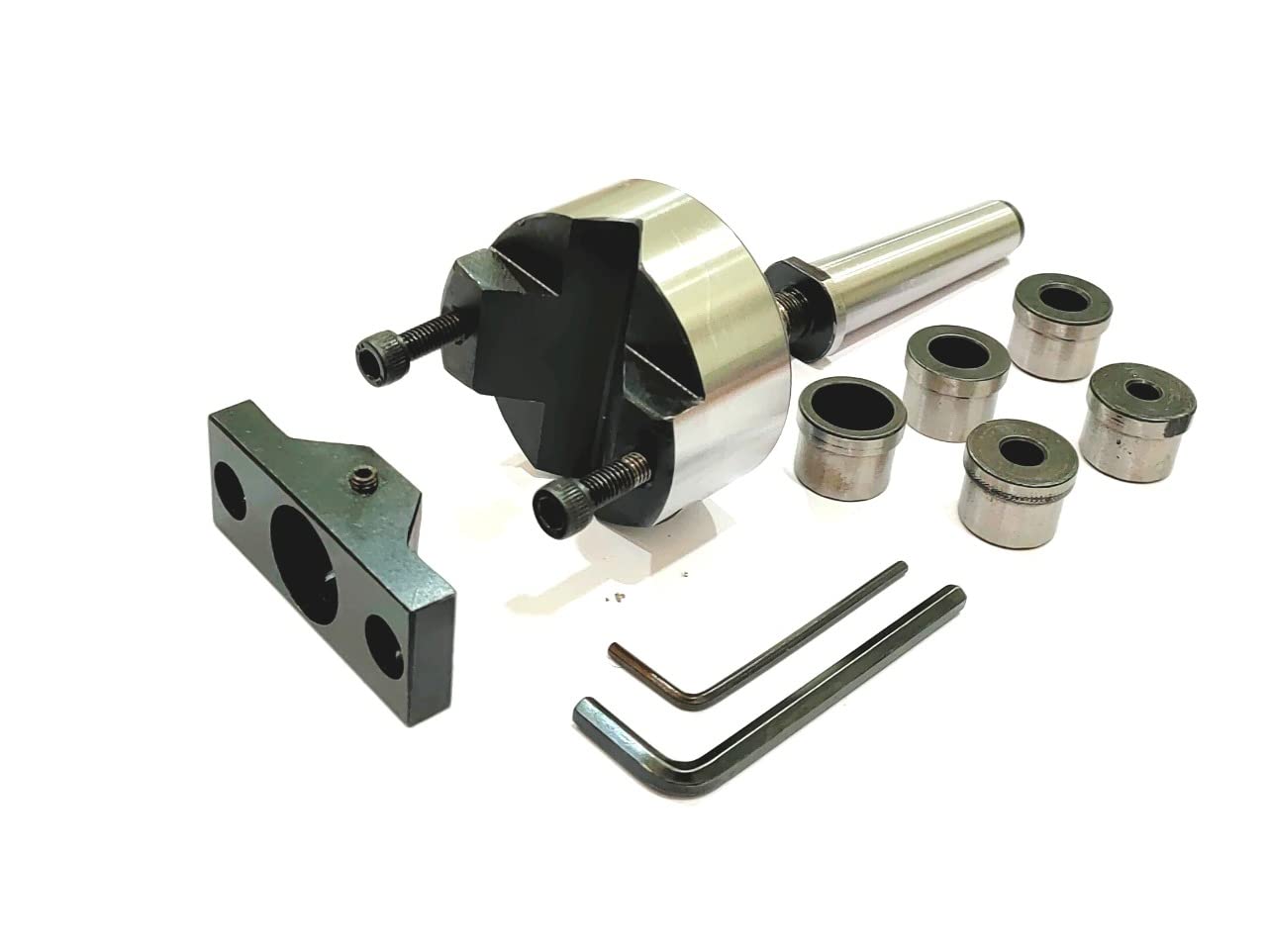 V-Boring- Adapter for Round Bar Drilling on Lathe Machine Tools ((MORSE TAPER MT2))