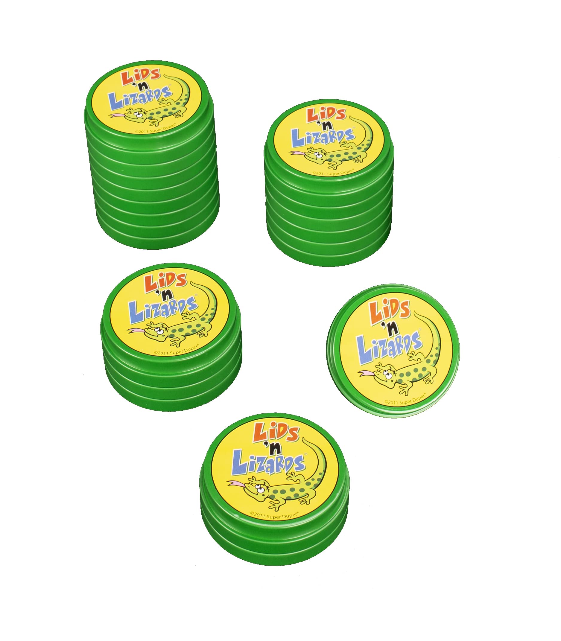 Super Duper Publications | Lids 'n Lizards® Magnetic Photo Vocabulary Game Extra Lids (20 Count) | Educational Learning Resource for Children