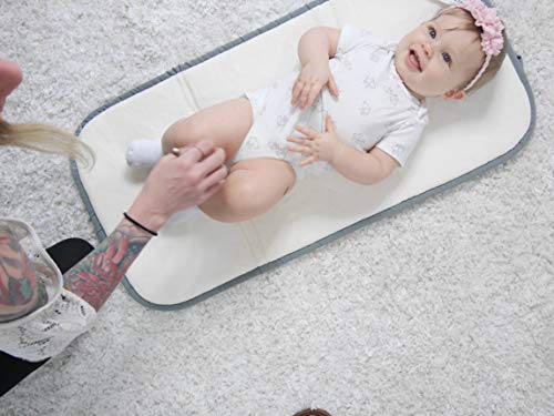 Skinny Mini Diaper Changing Mat - The Ultimate Memory Foam Diaper Changing Pad (16" x 32")