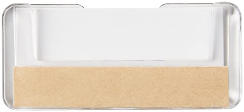 iDesign The Sarah Tanno Collection Self-Adhesive Label Kit for Cosmetic Organizer Bins, White, 10 Pack