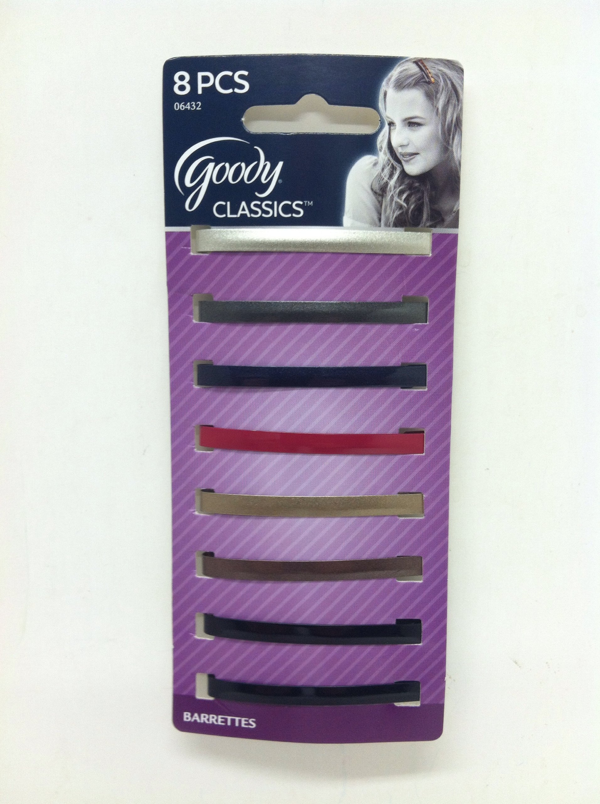 GOODY Women Classics Metallic Glossed Stay Tight, 8 Count