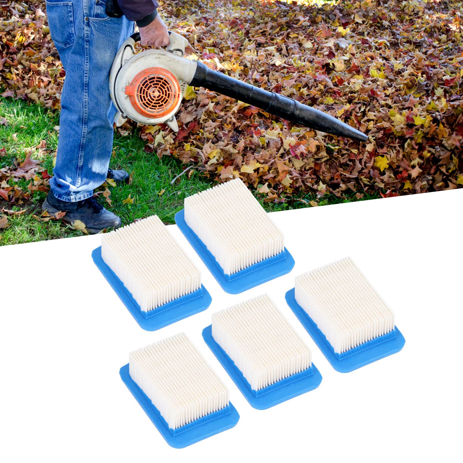 5Pcs Air Filter Blower Accessory - A226000032/A226000031 for PB-403/PB-403H/PB-403T/PB-413H/PB-413T/PB-500H/PB-500T/PB-503H/PB-503T - Keep Your Blower Running Smoothly
