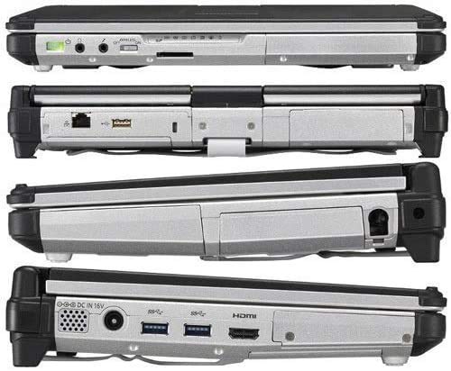 Panasonic Laptop Convertible Tablet CF-C2, Intel i5 4th Gen, 1.90GHz, 12.5 HD Touchscreen, 12GB, 240GB SSD, Webcam, WiFi, Bluetooth, Windows 10 Pro Upgraded (Renewed)