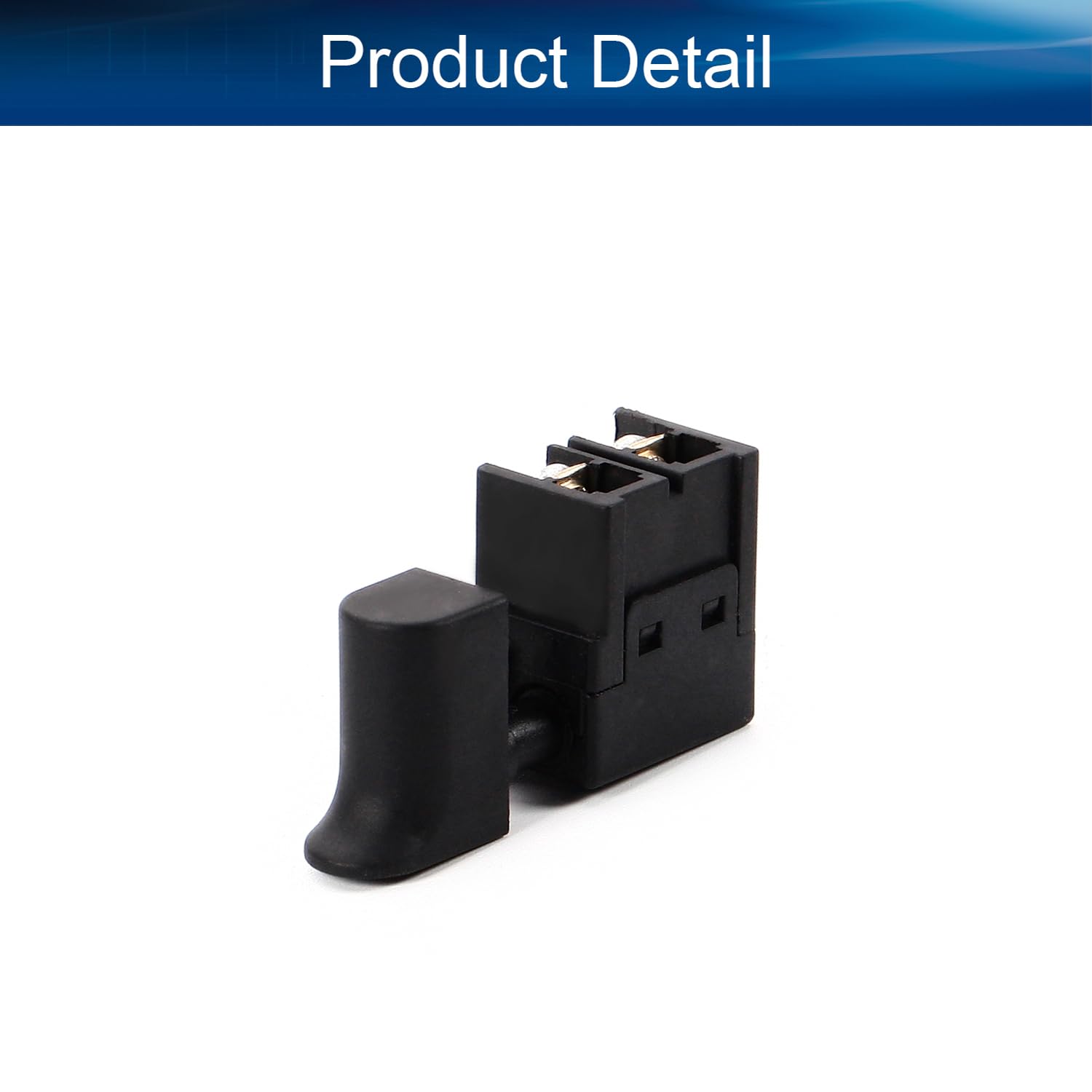 Bettomshin 1Pc Trigger Switch, Electric Tool Switch for Electric Hammer, Bosch NO.21 4100 Series No Lock Switch, No Speed Control, Pushbutton Switches for Hand Electric Drill