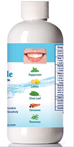 Miracle Write Smile - Essential Oxygen Rinse Mouthwash for Whiter Teeth, Fresher Breath, and Healthier Gums, Peppermint 12 fl. oz