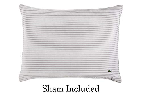 Lacoste Smash Cotton Comforter Set, Blue, Full/Queen