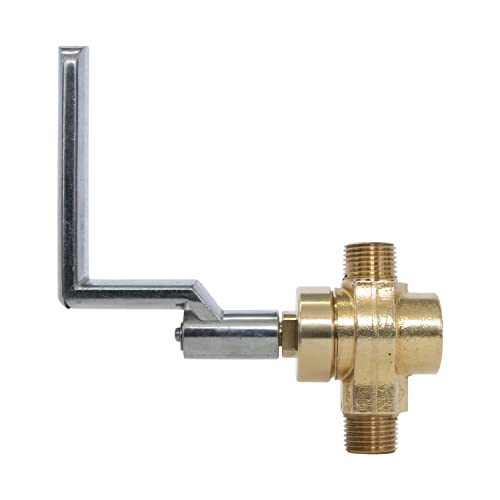 Endurance Pro WR-GV Wok Gas Valve with Handle for Commercial Wok Range, CSA Approved, 1/2" NPT X 1/2" NPT 1/2 PSI, For Jade 4418600000, Imperial 16201620