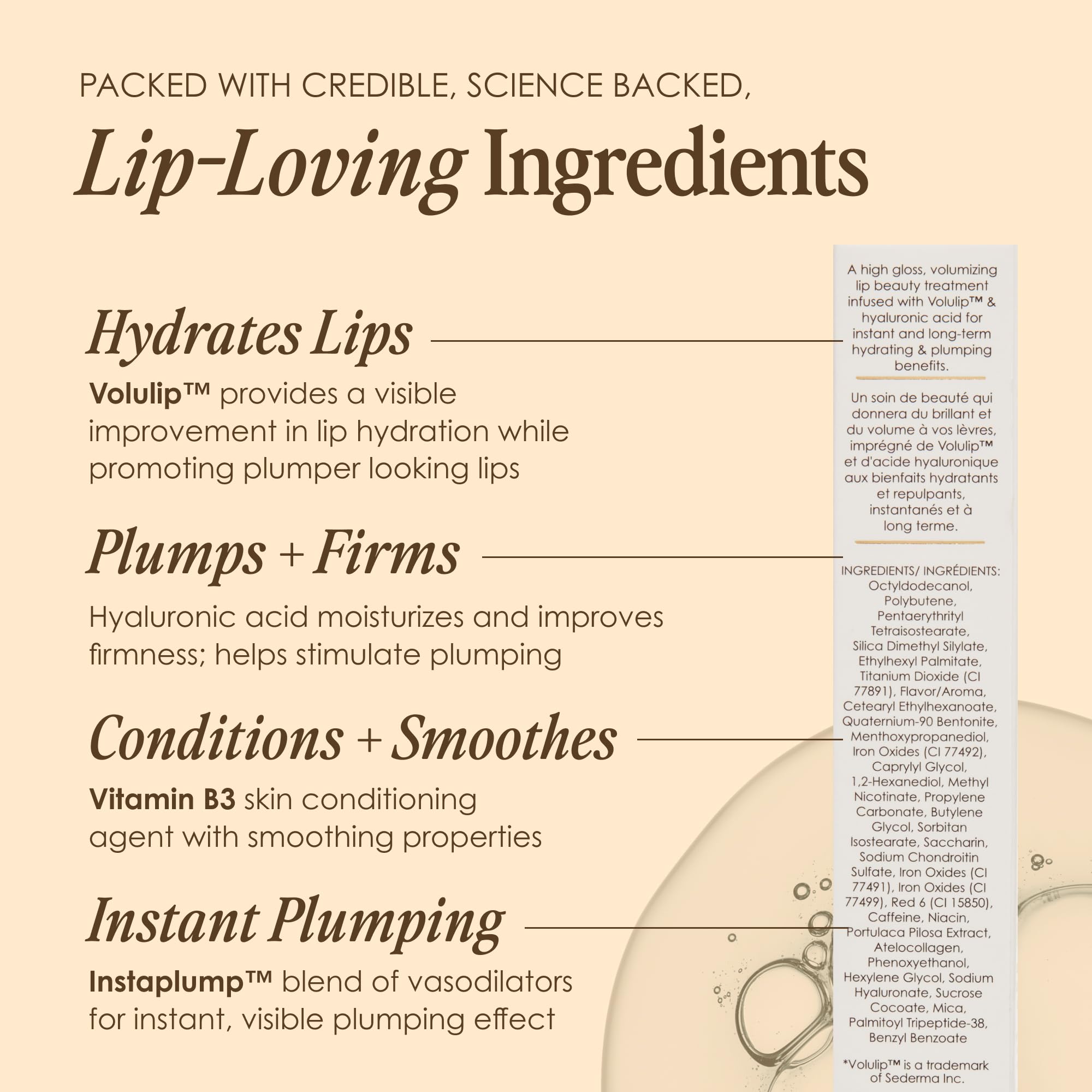 Grande Cosmetics GrandeLIP Plumper Hydrating Lip Plumper Gloss Finish Sunbaked Sedona