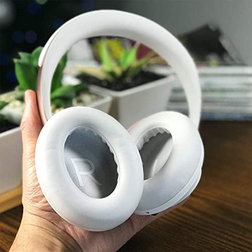 Noise Cancelling 700 Earpads Replacement Ear Pads Protein PU Leather Ear Cushion Compatible with Bose NC700 Bose Noise Cancelling 700 Bluetooth Headphones (White