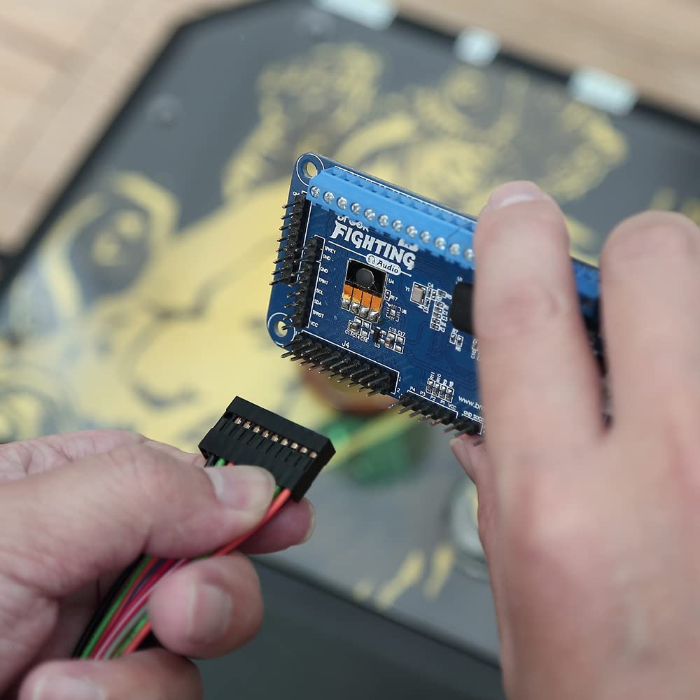 Brook Fighting Board Cable - 20-Pin Button and Joystick Harness with 4-Pin Button Harness, Button Joystick Harness DIY Builds/Arcade Stick/Fighting Board Accessories