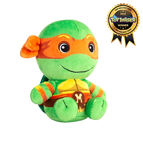 Club Mocchi Mocchi- Teenage Mutant Ninja Turtles Plush β TMNT Michelangelo β Collectible Squishy Turtle Plushies β 6 Inch