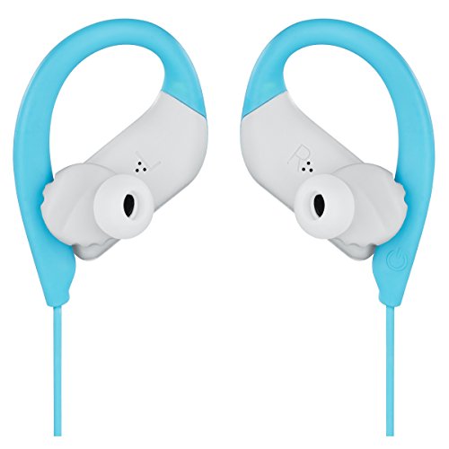 JBL ENDURANCE SPRINT - Wireless headphones, bluetooth sport earphones with microphone, Waterproof, up to 8 hours battery, quick charge, works with Android and Apple iOS (Teal)