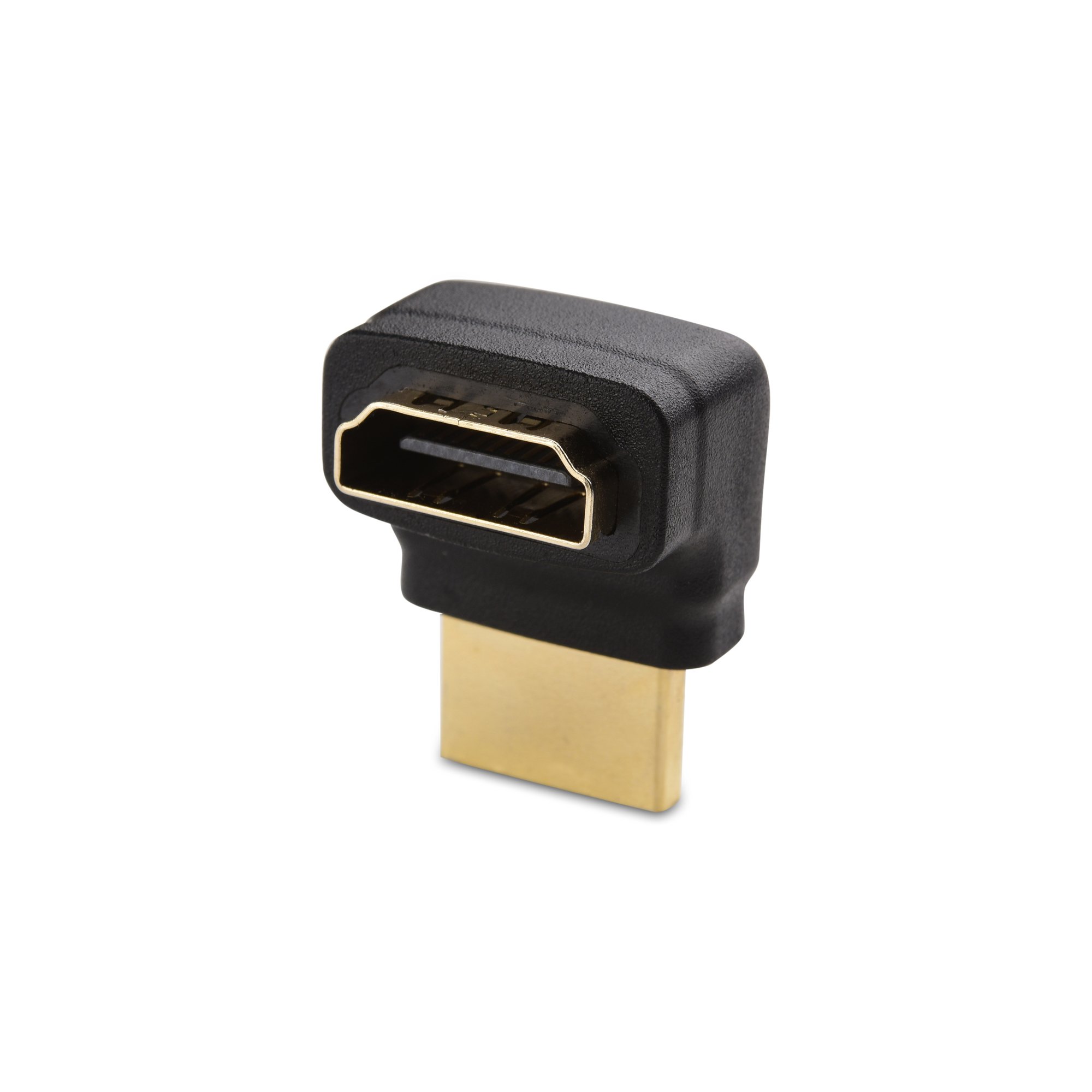 Cable Matters 2-Pack Right Angle HDMI Adapter (270 Degree HDMI Right Angle) with 4K and HDR Support