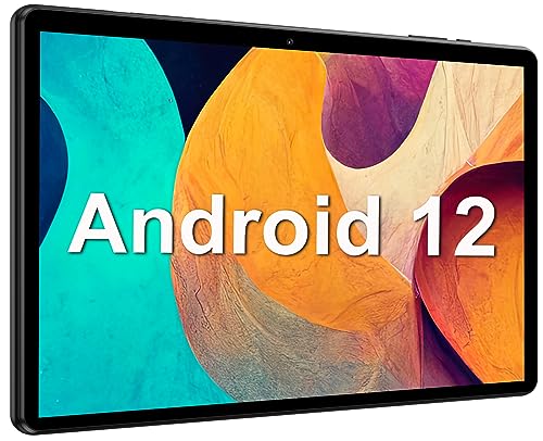 Android Tablet, 10 inch Android 12 Tablet, 2GB RAM 32GB ROM, 512GB Expand Android Tablet with Dual Camera, WiFi, Bluetooth, IPS HD Touch Screen, Google GMS Certified