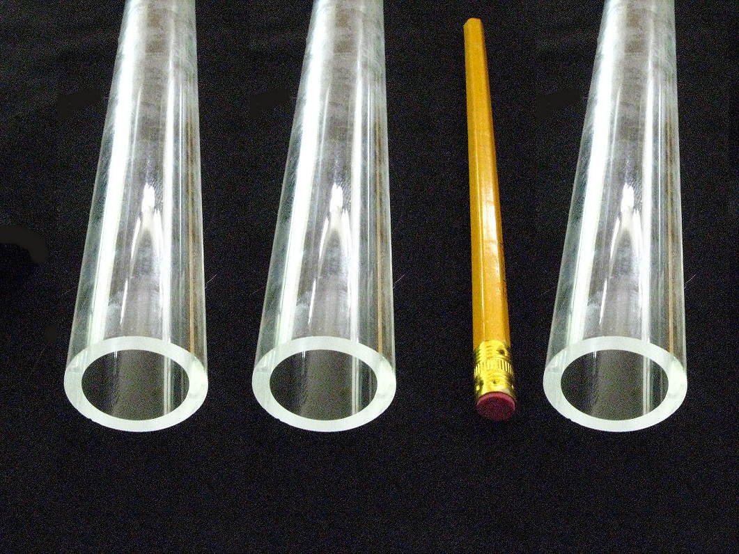 Devardi Glass COE 33 Boro Tubing, 3 Clear 25mm x 3mm (1 inch) Borosilicate 12" Tubes