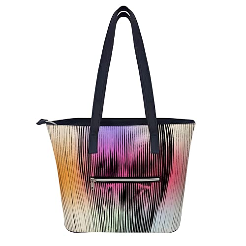 Diamond Skull Women's Tote Bag PU Leather Shoulder Bag Handbags Purse For Work Shopping Travel
