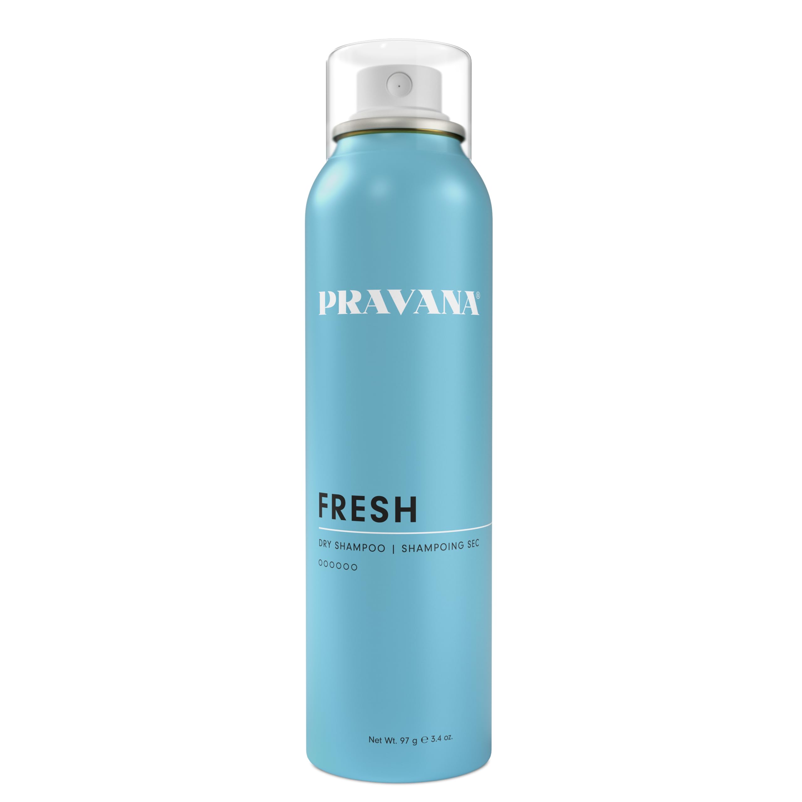 PRAVANA Fresh Dry Shampoo | Instantly Refreshes & Detoxifies Hair | Absorbs Oil & Impurities | Prolongs Blowouts, Color, Styling | Provides Internal Strength & Body