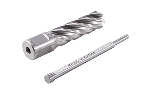 ACTOOL 11/16" Diameter × 2" Depth of Cut HSS ANNULAR Cutter with 3/4'' Weldon Shank