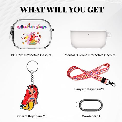 AOLDHYY ana Sera Bonito Case for Airpods Pro 2/ Pro Case with Lock Garden Sculpture Outdoor Decoration