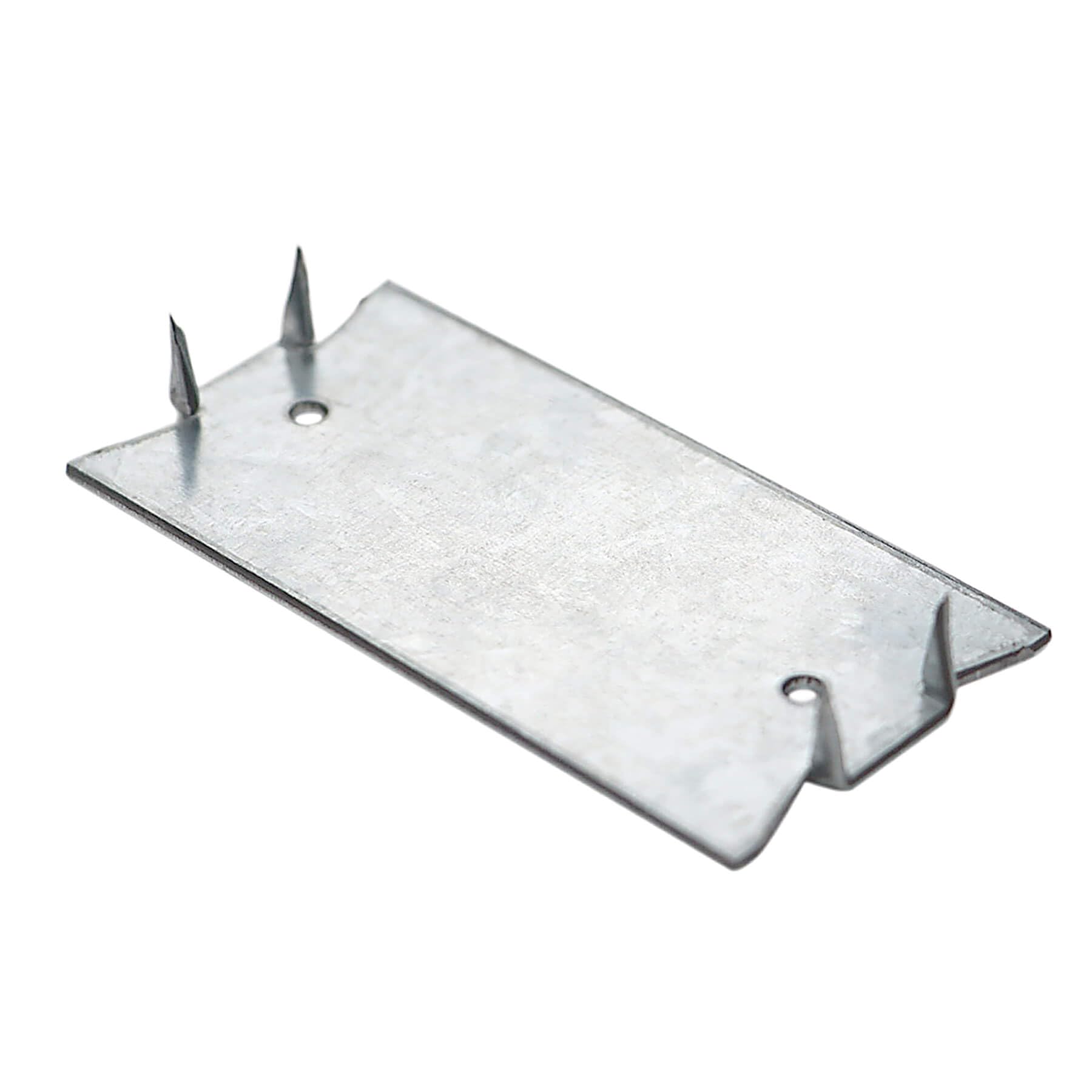 Qlvily 50PCS Nail Plates for Wood Studs, 1.5 x 2 Inch Nail Plate, Sharp Pointed Prongs, Anti-Nail Protection Plate Shield