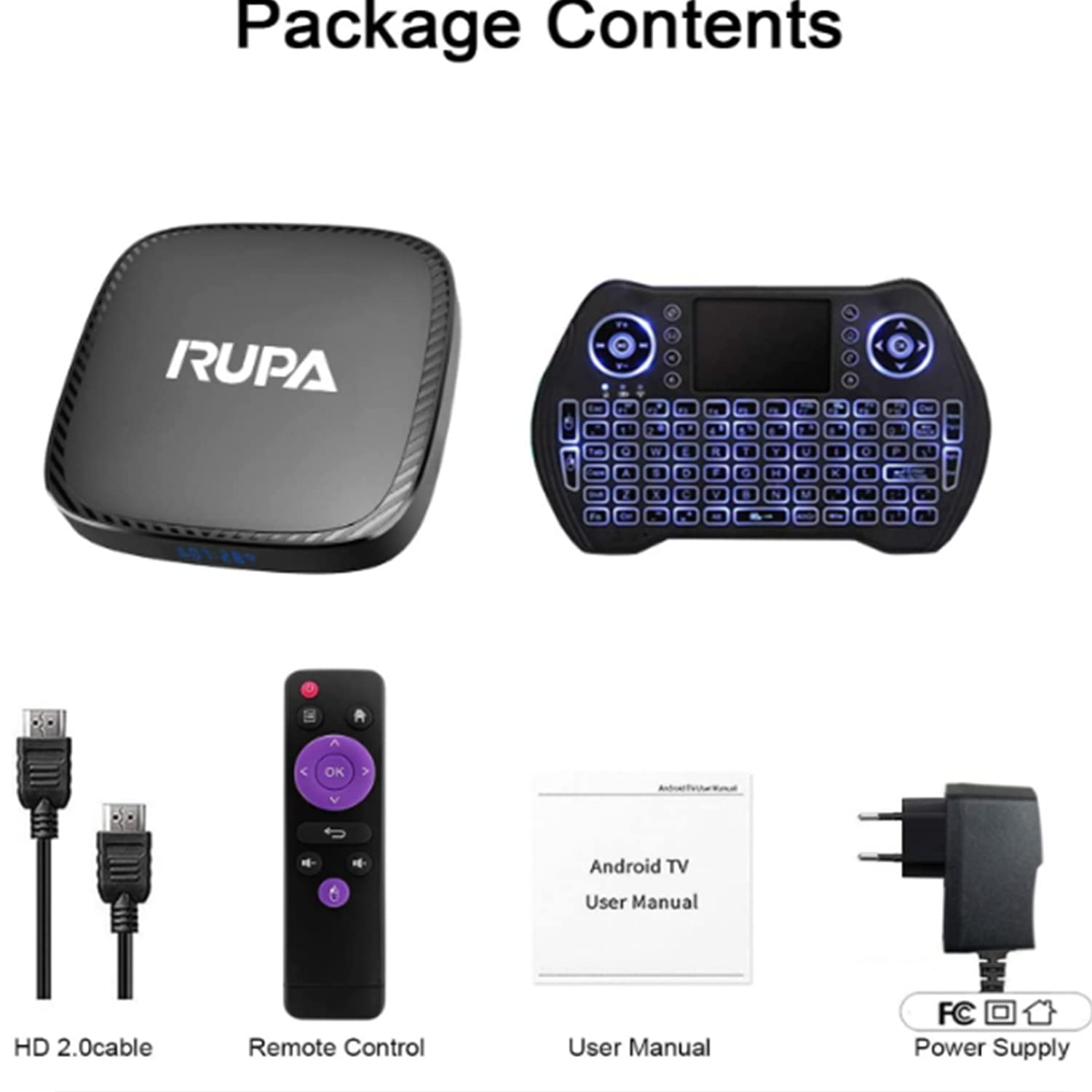 6K Android TV Box 10,4GB RAM 64GB ROM Smart TV Box H616 Quad-Core 64Bits Support 4K 6K HDR Dual-WiFi 2.4G/5.8GHz Bluetooth 4.0 with Wireless Mini Keyboard