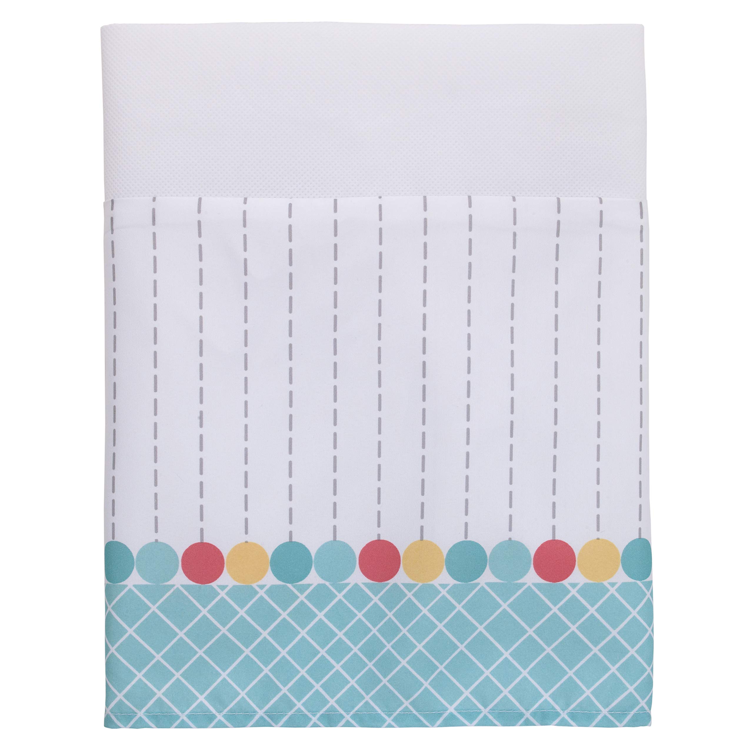 Disney Winnie The Pooh First Best Friend 4 Piece Nursery Crib Bedding Set, Aqua/Grey/White/Red, 4 Piece Set (Pack of 1)