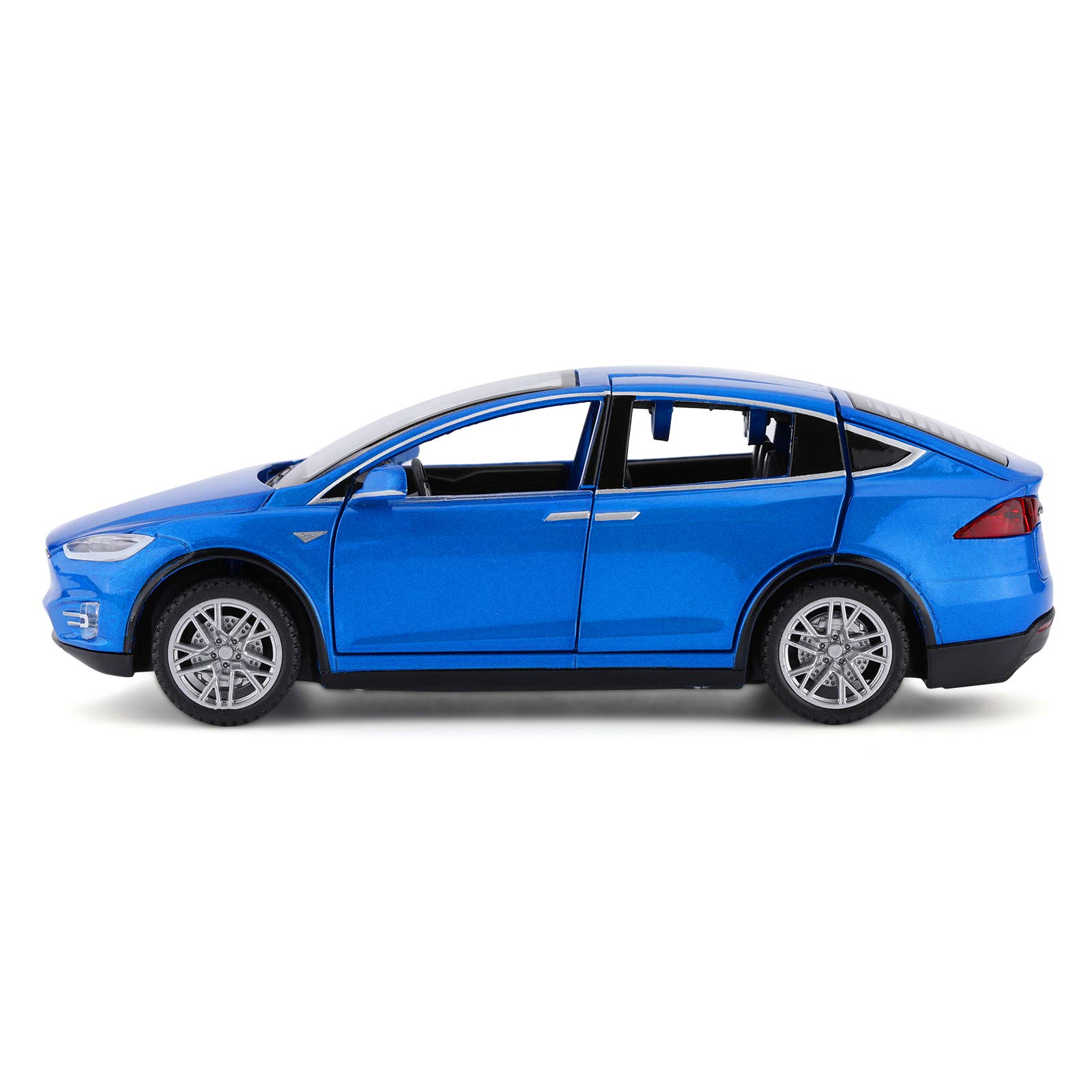 Diecast Toy Car Model X,Zinc Alloy Casting Pull Back Vehicles,1:32 Scale for 4 to 12 Years Old Toddlers Kids Toy Gift - with Lights and Music