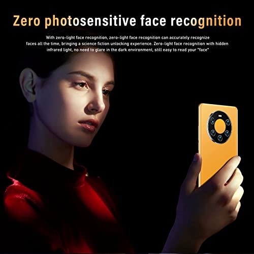 Airshi 4GB 128GB Cell Phone, Glonass 4G LTE 100β240V 6.7 Inch Unlocked Smartphone for Gaming (US Plug)