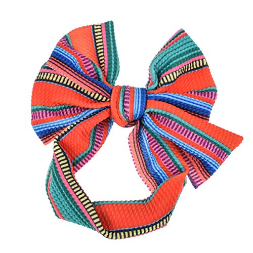 Vividsun Baby Girl Bows Headbands Newborn Infant Toddler Hairbands Hair Accessories (Rainbow)