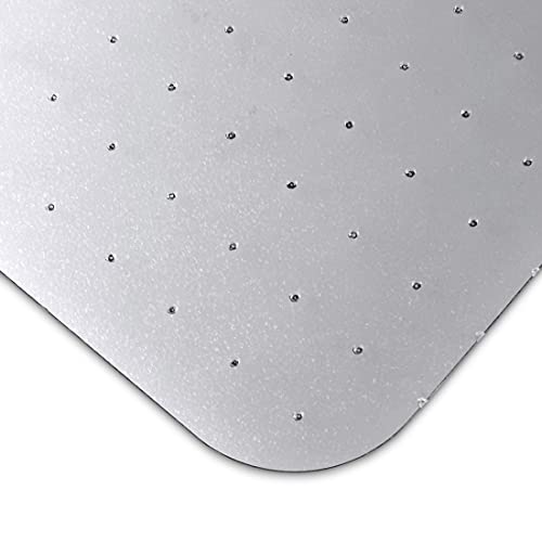 Amazon Basics Polycarbonate Office Chair Rectangular Mat for Low to Medium Pile Carpet, 35 x 47-Inch, Clear