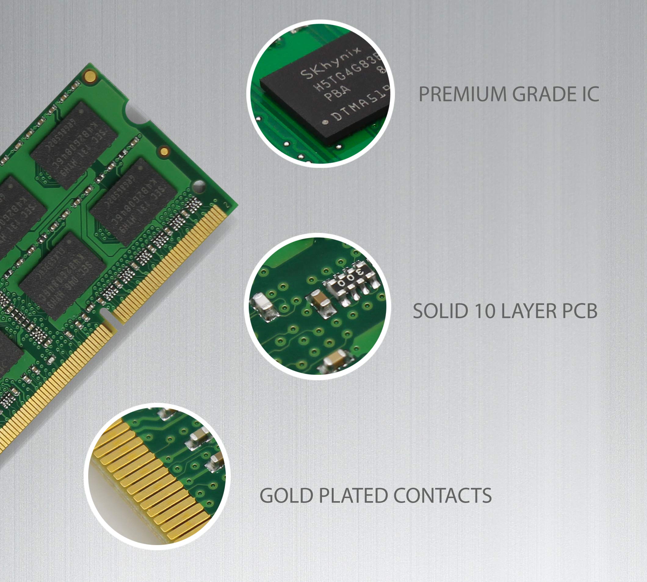 Adamanta 16GB (2x8GB) Laptop Memory Upgrade DDR3/DDR3L 1600Mhz PC3L-12800 SODIMM 2Rx8 CL11 1.35v Notebook RAM DRAM
