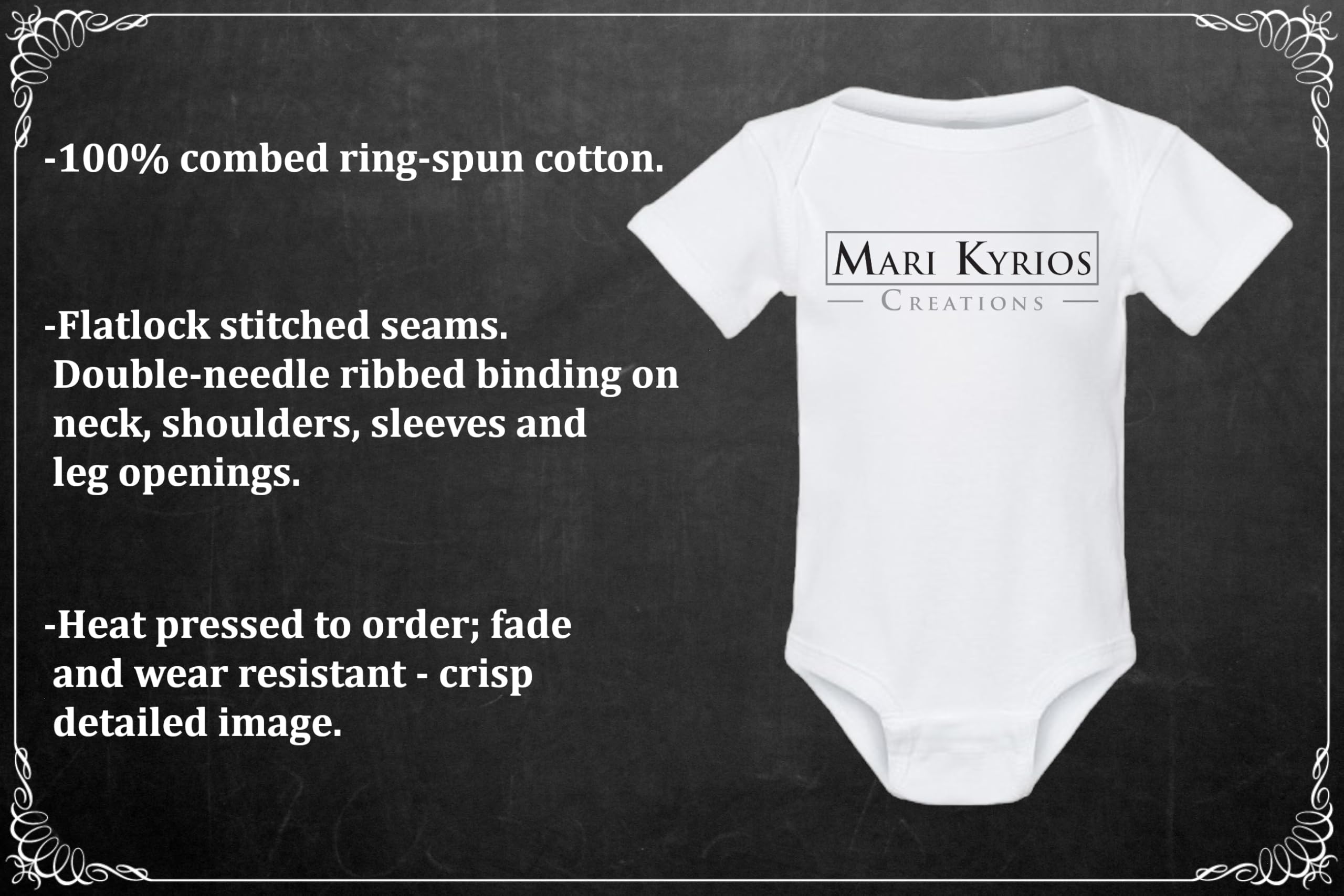Mari Kyrios Slayer Thrash Speed Metal Rock & Roll Black One Piece Bodysuit Baby Clothes Size 6 Months
