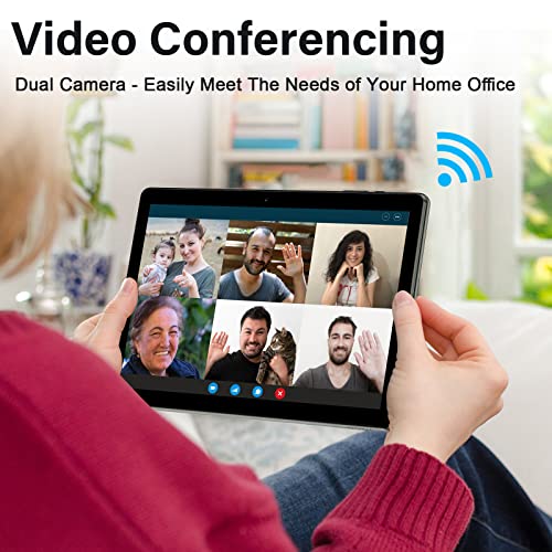 Android Tablet, 10 inch Android 12 Tablet, 2GB RAM 32GB ROM, 512GB Expand Android Tablet with Dual Camera, WiFi, Bluetooth, IPS HD Touch Screen, Google GMS Certified