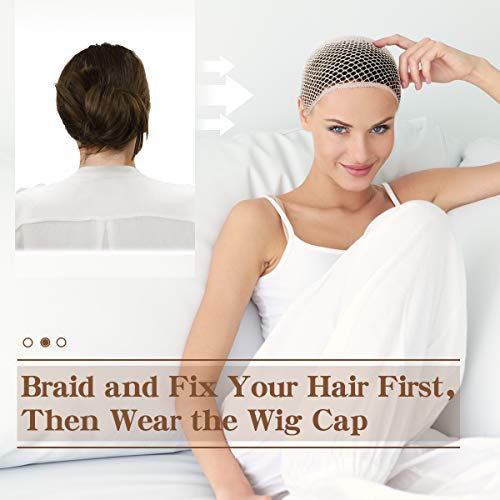 Dreamlover Mesh Wig Cap, Nude Wig Hair Caps for Women, 3 Pieces
