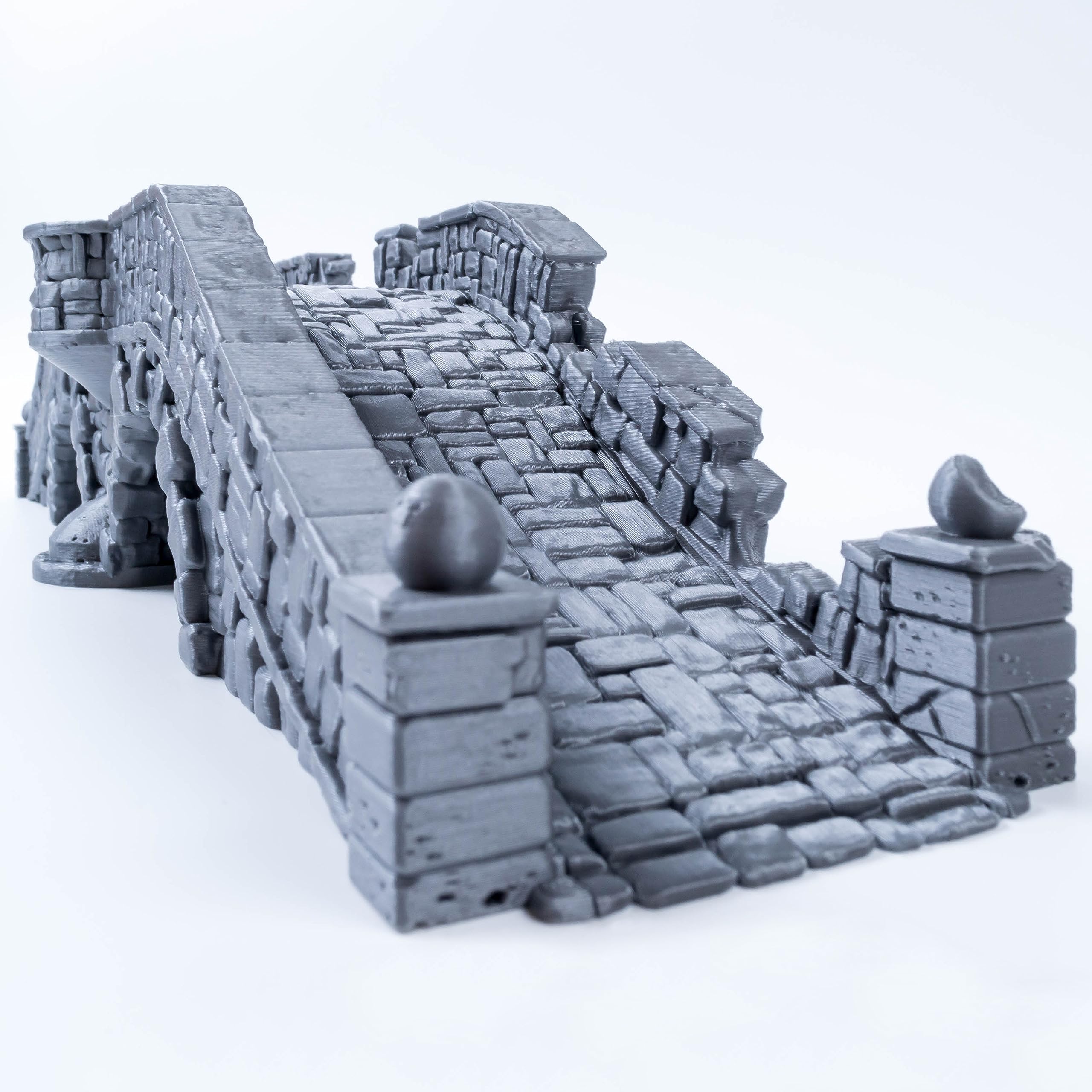 3D Vikings Modular Gaming Bridge β Perfect for Tabletop RPG, Miniature Games, and Board Games β Unpainted Set