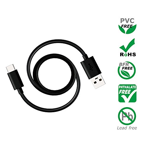 Motorola [3.3ft Cable] Essentials OEM SKN6473A USB-A 2.0 to USB-C (Type C) Data/Charging Cable for Moto G Power/Play/Pure/Stylus 5G, G7, One 5G Ace, Edge, Edge+ - Single
