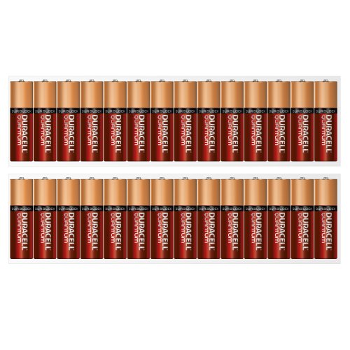 Duracell - Quantum AA Alkaline Batteries - Long Lasting, All-Purpose Double A Battery for Household and Business - 28 Count