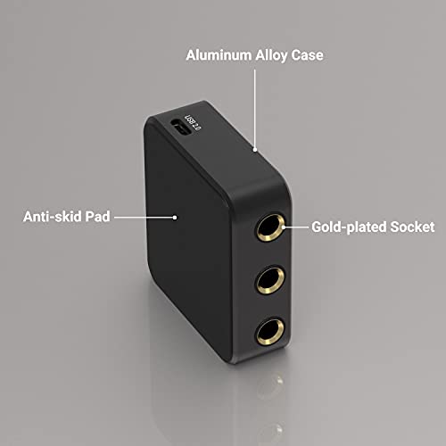 Cubilux USB C to Guitar Adapter, Type C to Bass Guitar/Keyboard/Digital Piano Converter Compatible with iPhone 15+/15 Pro Max, iPad Pro/Air 5 4, Samsung S24/S23/S22/S21, Tab S8/S7/S6, Pixel 8/7/6 Pro