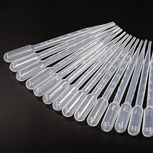 ULAB Scientific LDPE Transfer Pipette, Vol. 7ml, 3ml Graduated, 0.5ml Graduation 155mm, Pack of 100, UTP1002