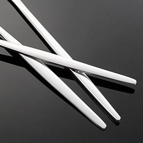 410 Stainless Steel 12 Pieces Shiny Restaurant Tableware Cutlery Set Serving Utensils Set (Silver)
